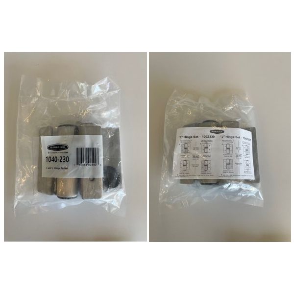 Bobrick 1040-230 J and L Hinge Packet